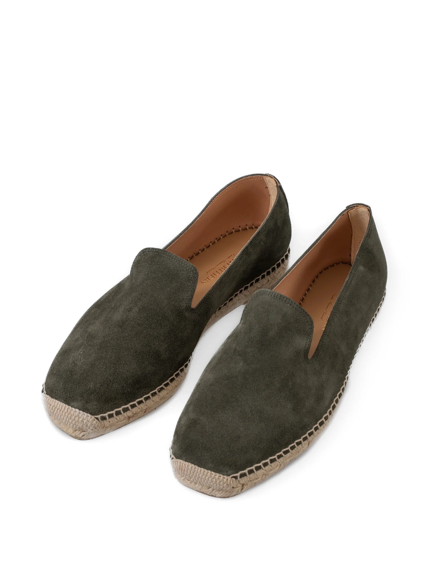 Эспадрильи LES HERITIERS Futadera suede espadrilles, размер 44, green — фото 1