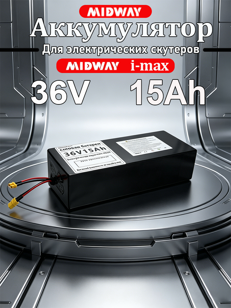 Аккумуляторы для Midway i - Max, Аккумуляторы для Yamato i - Max,36V батарея