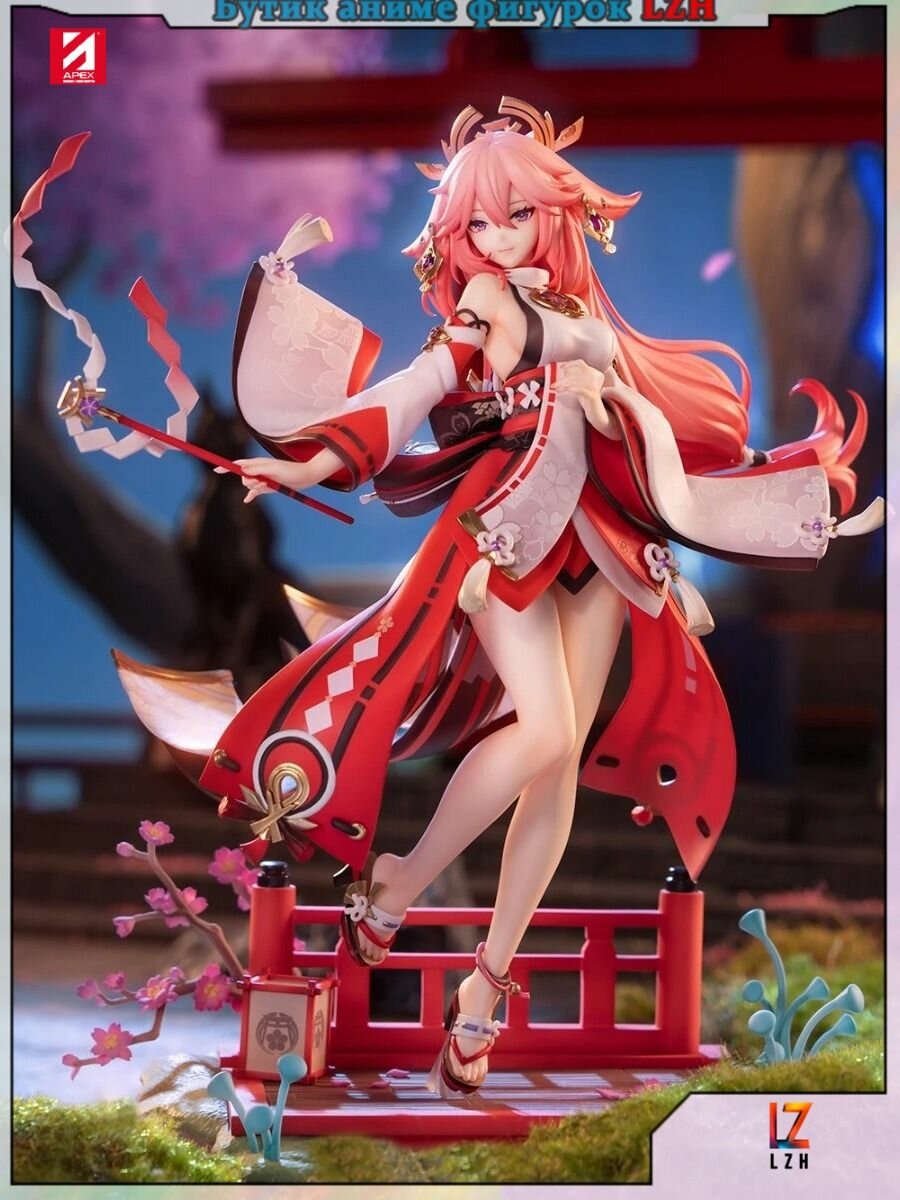 Фигурка APEX-TOYS Яэ Мико (Yae Miko) из "Genshin Impact" 28cm (LZH)