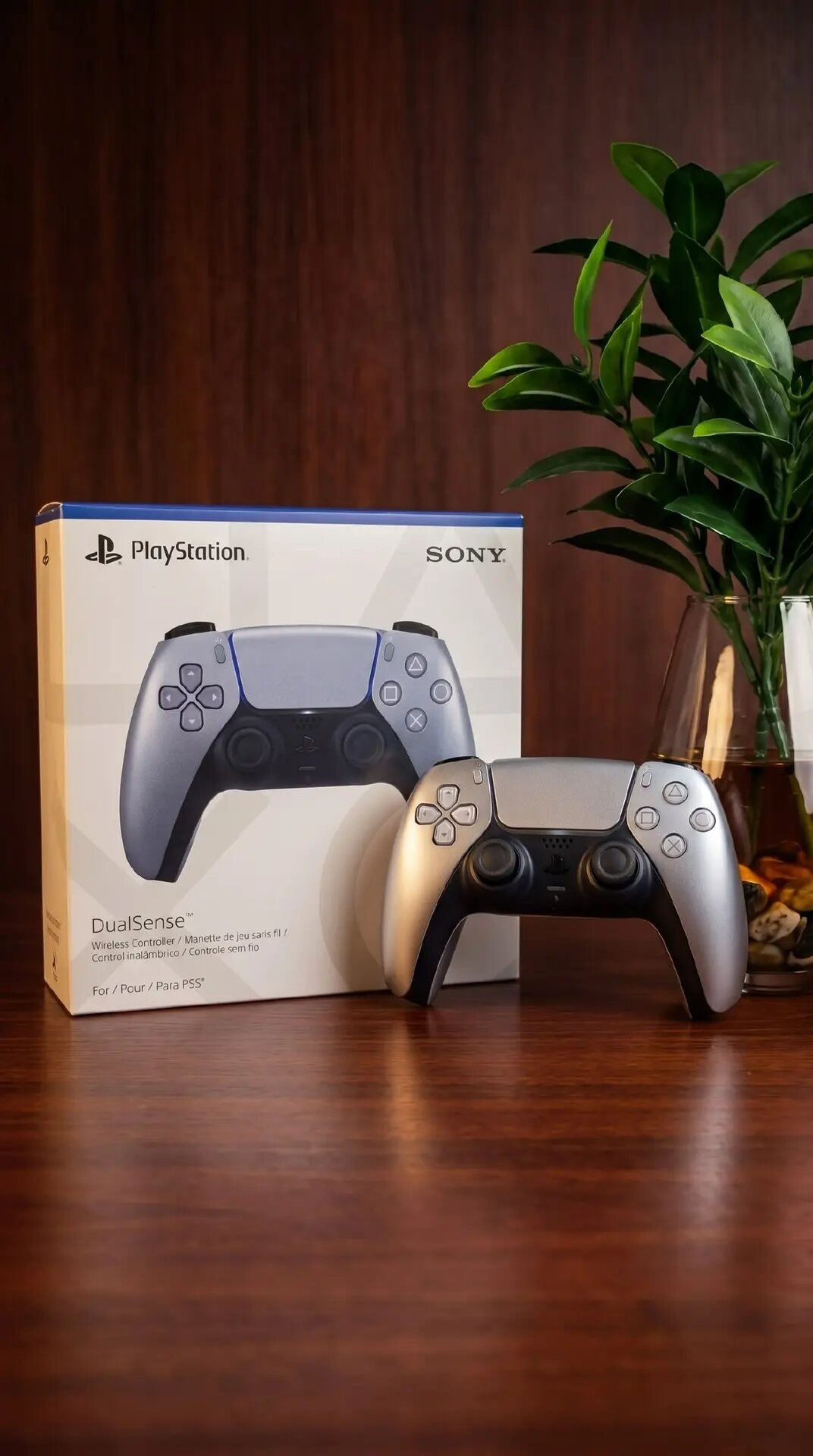 Геймпад Sony DualSense для Ps 5, серебристый (Sterling Silver)
