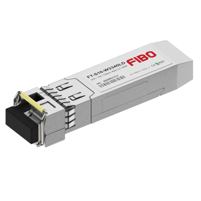 FT-S10-W3340LD FIBO Трансивер/ FIBO SFP+ модуль -WDM, 10G, 40 км, TX 1330 нм, RX 1270 нм, LC, DDM