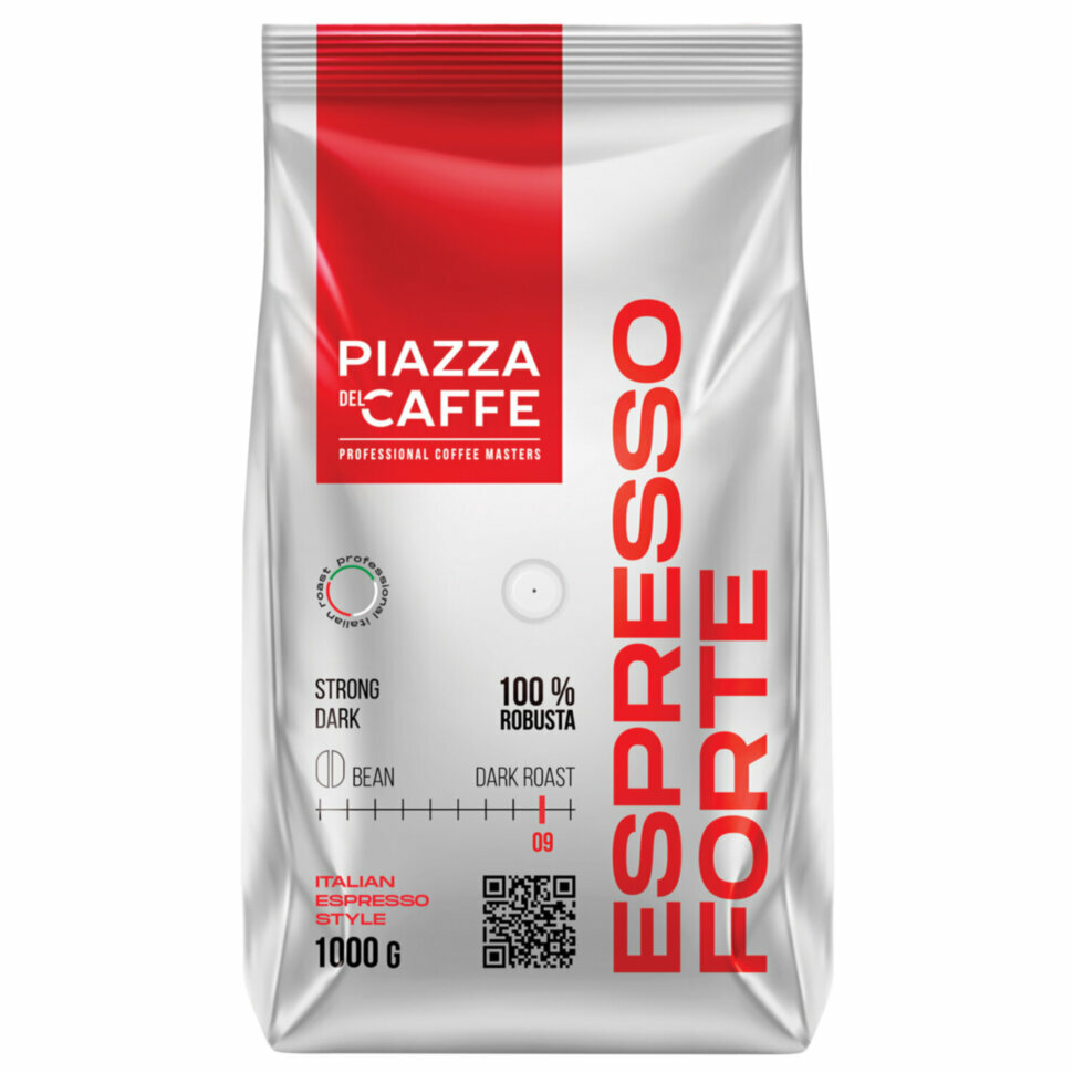 Кофе в зернах PIAZZA DEL CAFFE "Espresso Forte" 1 кг, 1097-06, 621982