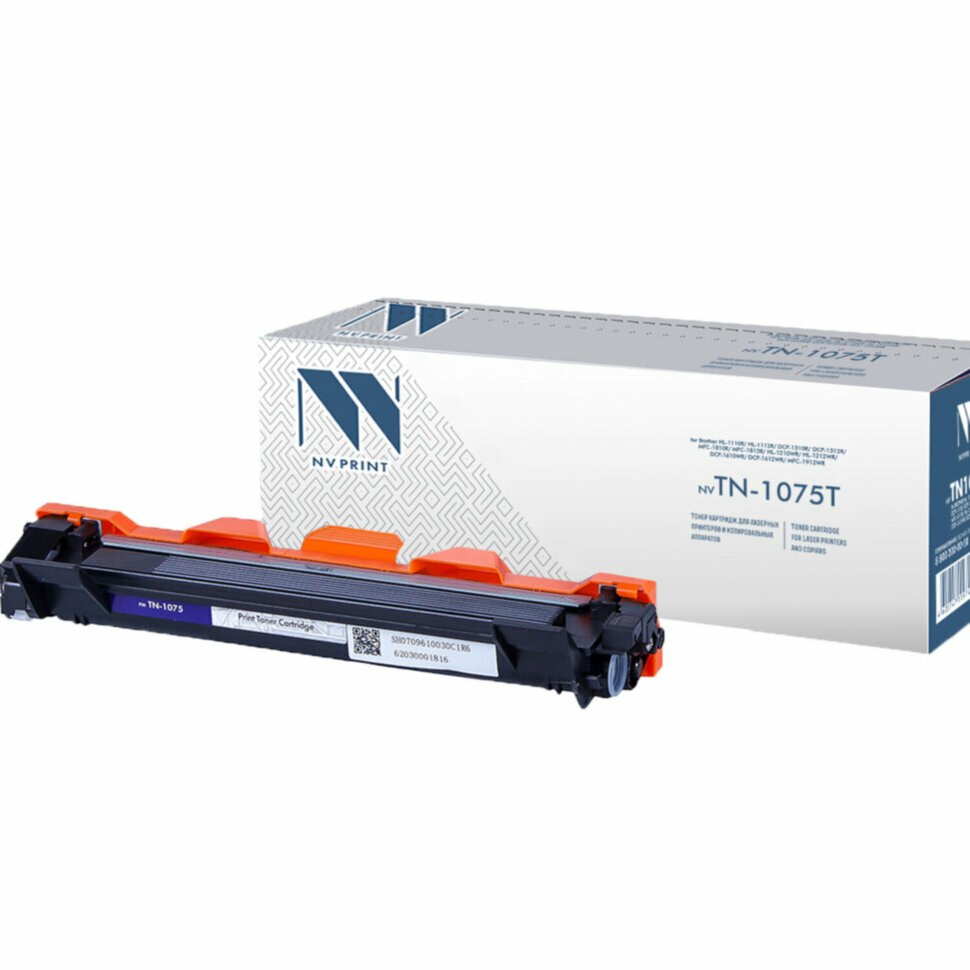 Картридж лазерный NV PRINT (NV-TN1075) для BROTHER HL-1110R/1112R/DCP-1512/MFC-1815, ресурс 1000 стр, 361739