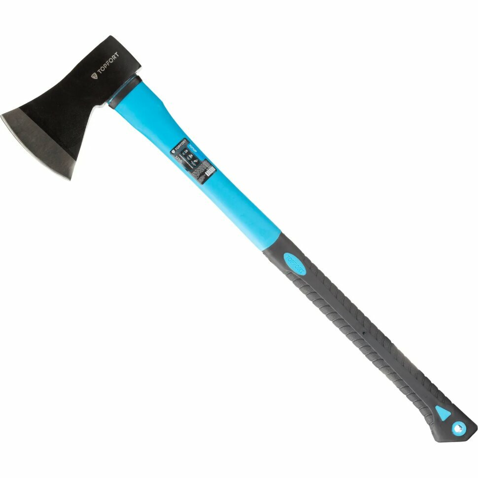 Топор 1250 г из углеродистой стали Topfort фиберглассовое топорище, 1704775