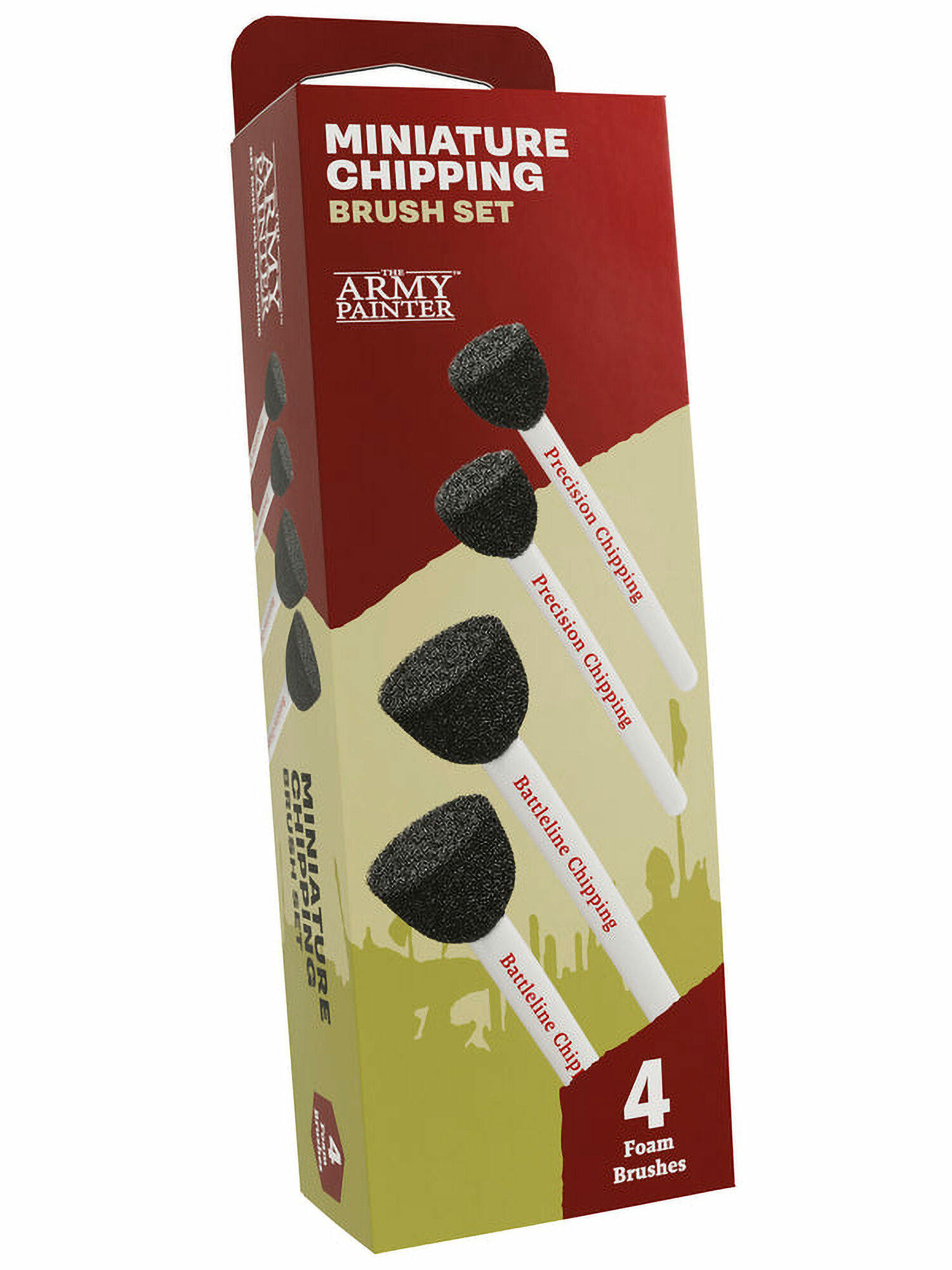 Набор кистей для росписи миниатюр Army Painter - Chipping Brush Set TL5069