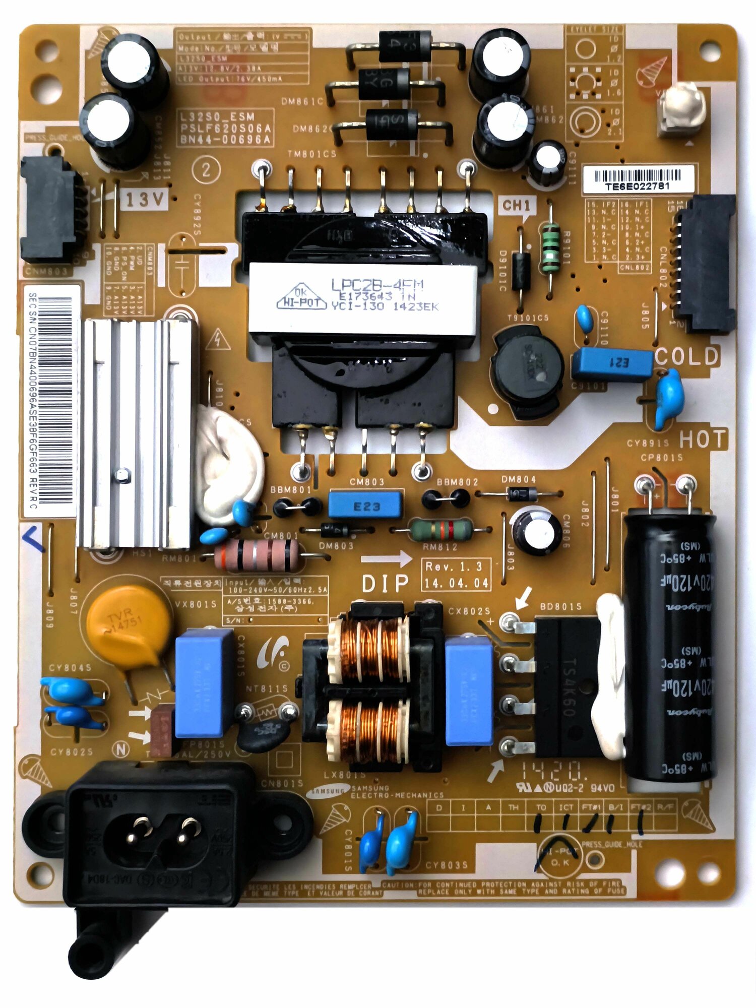 Блок питания BN44-00696A для телевизора Samsung UE32H4500AK