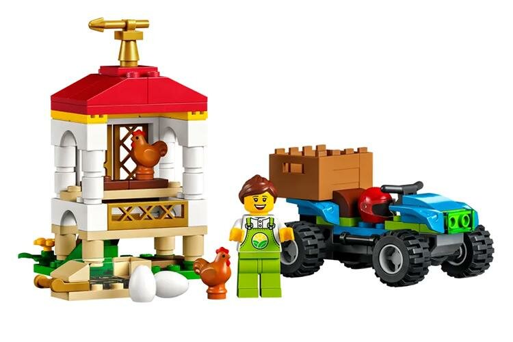 Конструктор унисекс LEGO City Фермерский трактор 101 деталь, 526632338