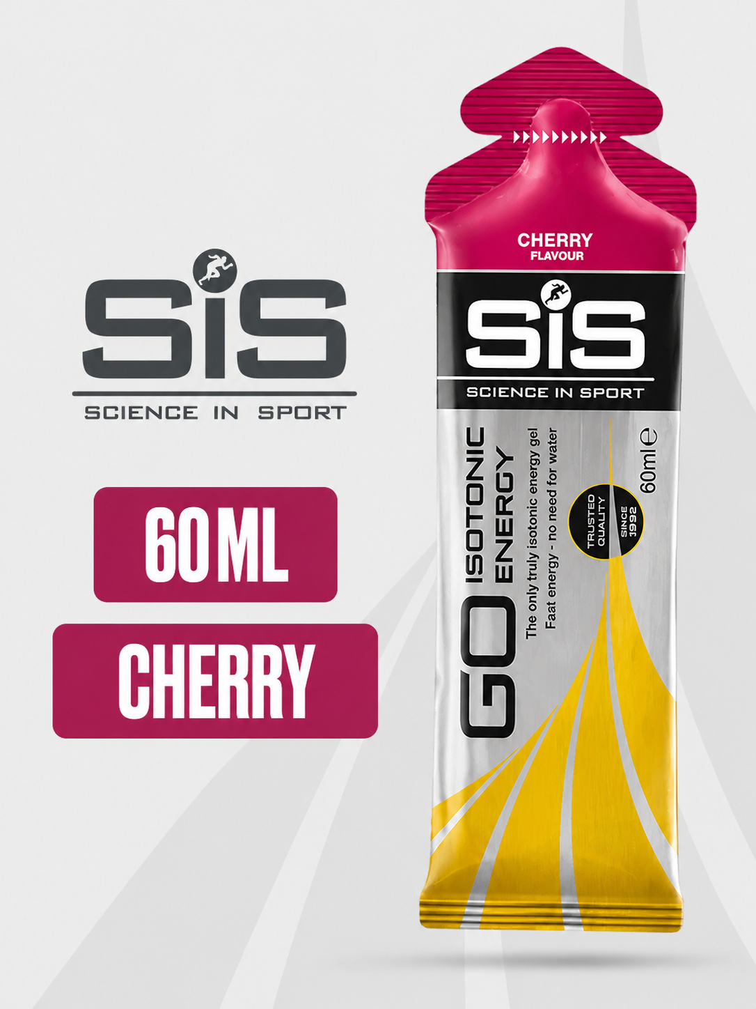 Изотонический гель, SiS Go Isotonic Energy GEL 60 мл (Вишня)