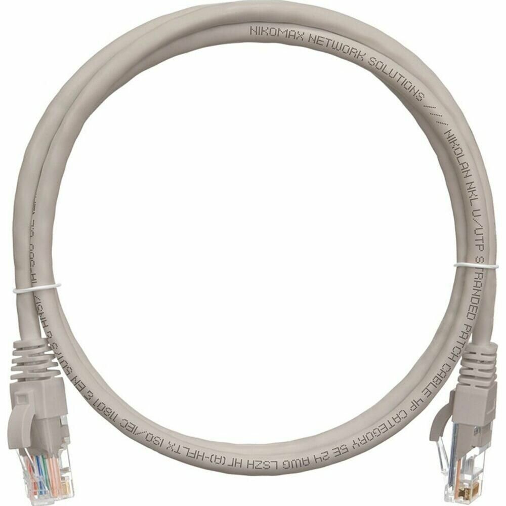Патч-корд медный NIKOMAX NMC-PC4UE55B-010-C-GY