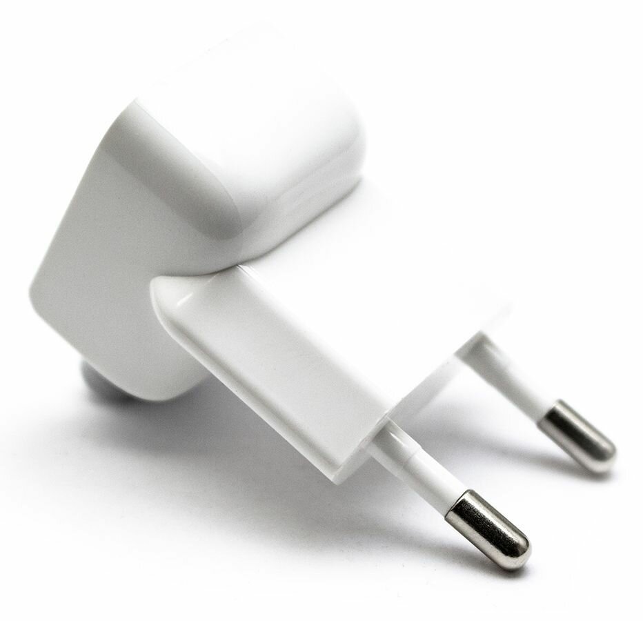 Переходник евро вилка для блока питания Apple Macbook, iPad