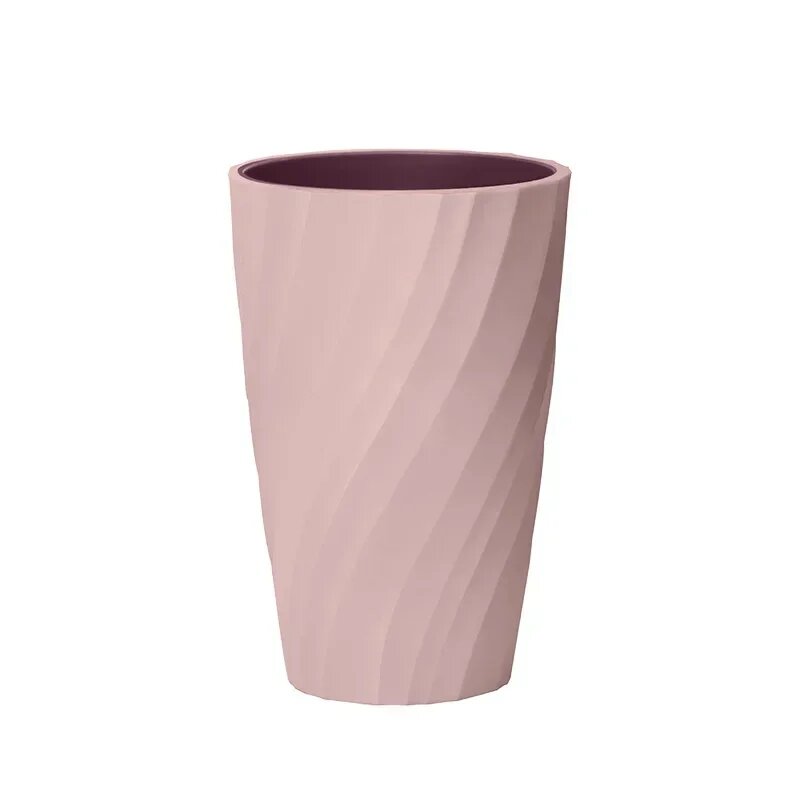 Пластиковая двухслойная чашка для полоскания рта pink C1896B