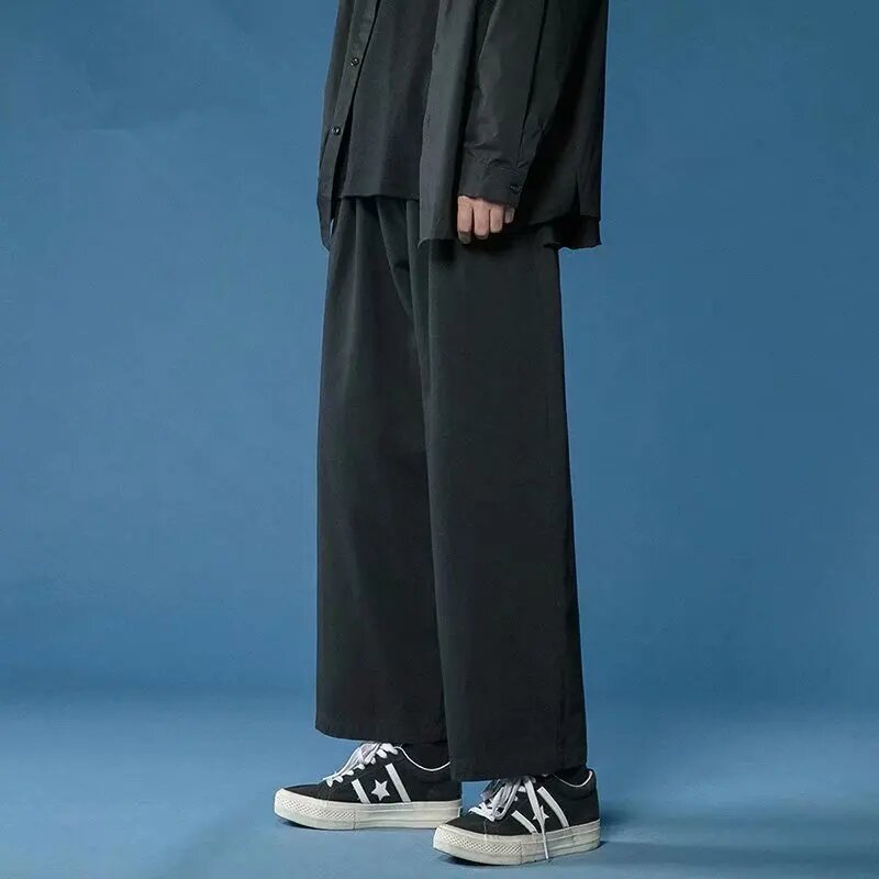 Черные мужские брюки палаццо XXXL