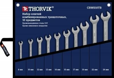 Набор комбинированных трещоточных ключей Thorvik
