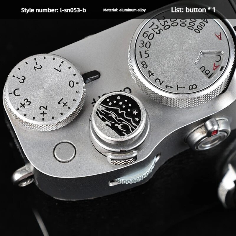 Металлическая крышка башмака Fujifilm XT-серии, Цвет: a button