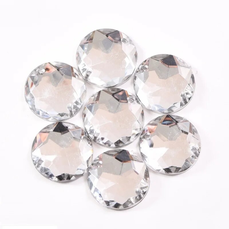Стразы Crystal серебряные 8 мм OLeeya