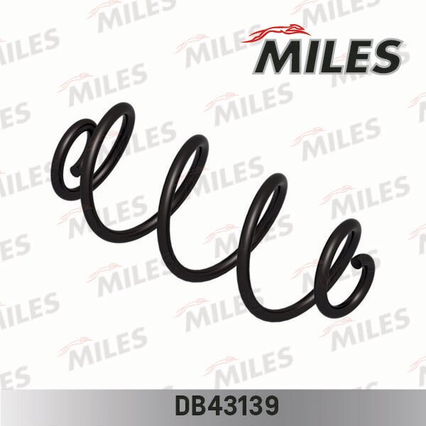 MILES Пружины задней подвески(комплект 2шт) OPEL ASTRA G 98-04 (LESJOFORS 4263437) DB43139