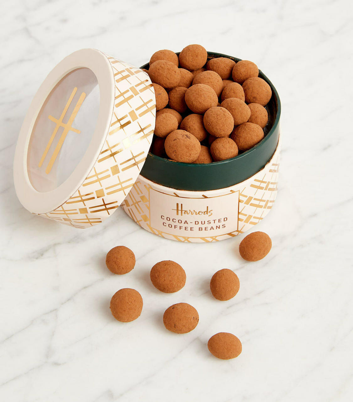 Harrods Кофейные зерна в какао Cocoa-Dusted Coffee Beans 90г