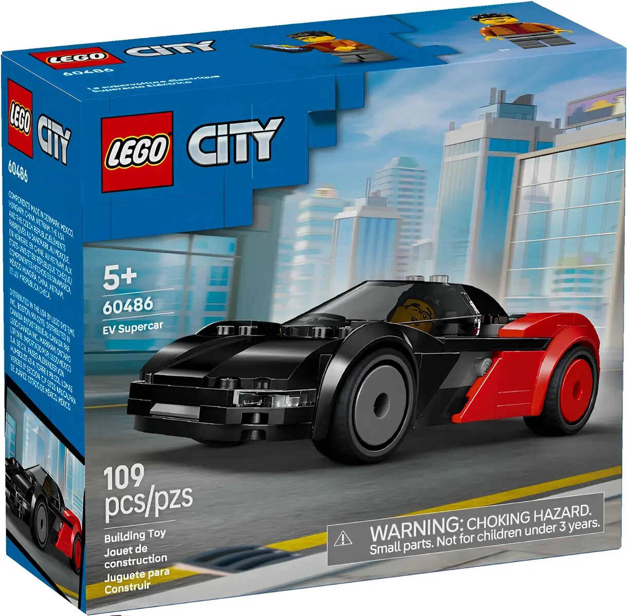 Конструктор LEGO City 60486 EV Supercar