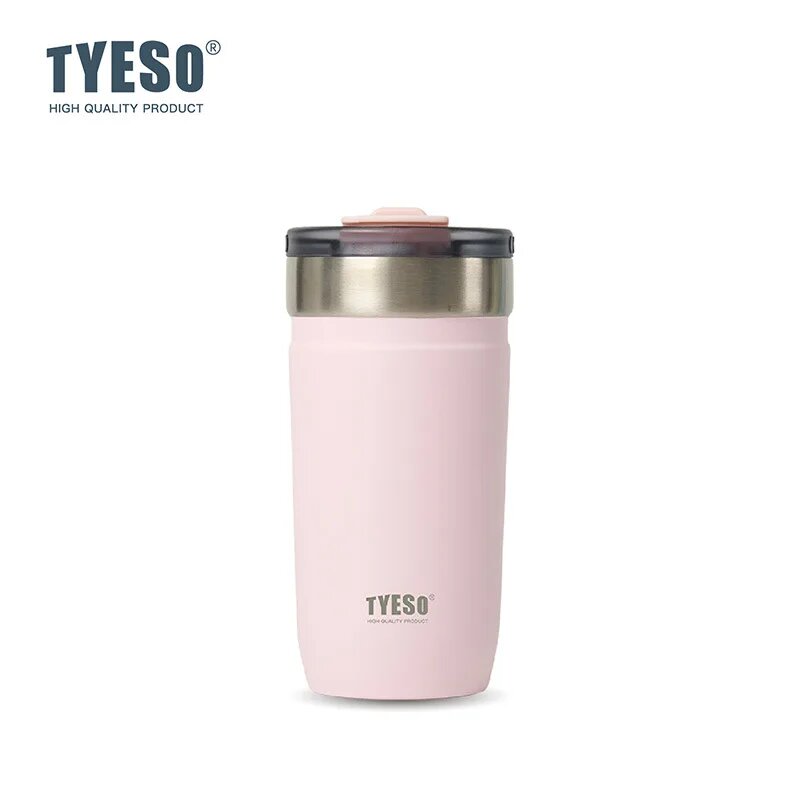 Термос Tyeso 550 мл из нержавеющей стали Розовый, Pink