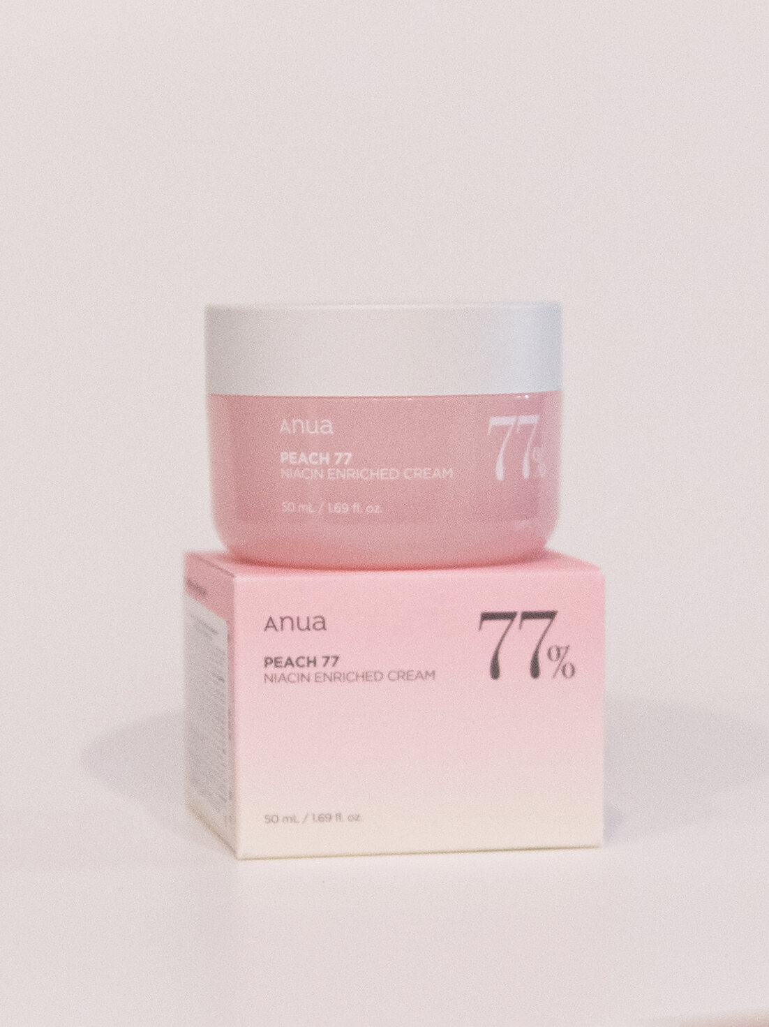 ANUA Крем с экстрактом персика и ниацинамидом для сияния и питания кожи Peach 77 Enriched Cream, 50 мл