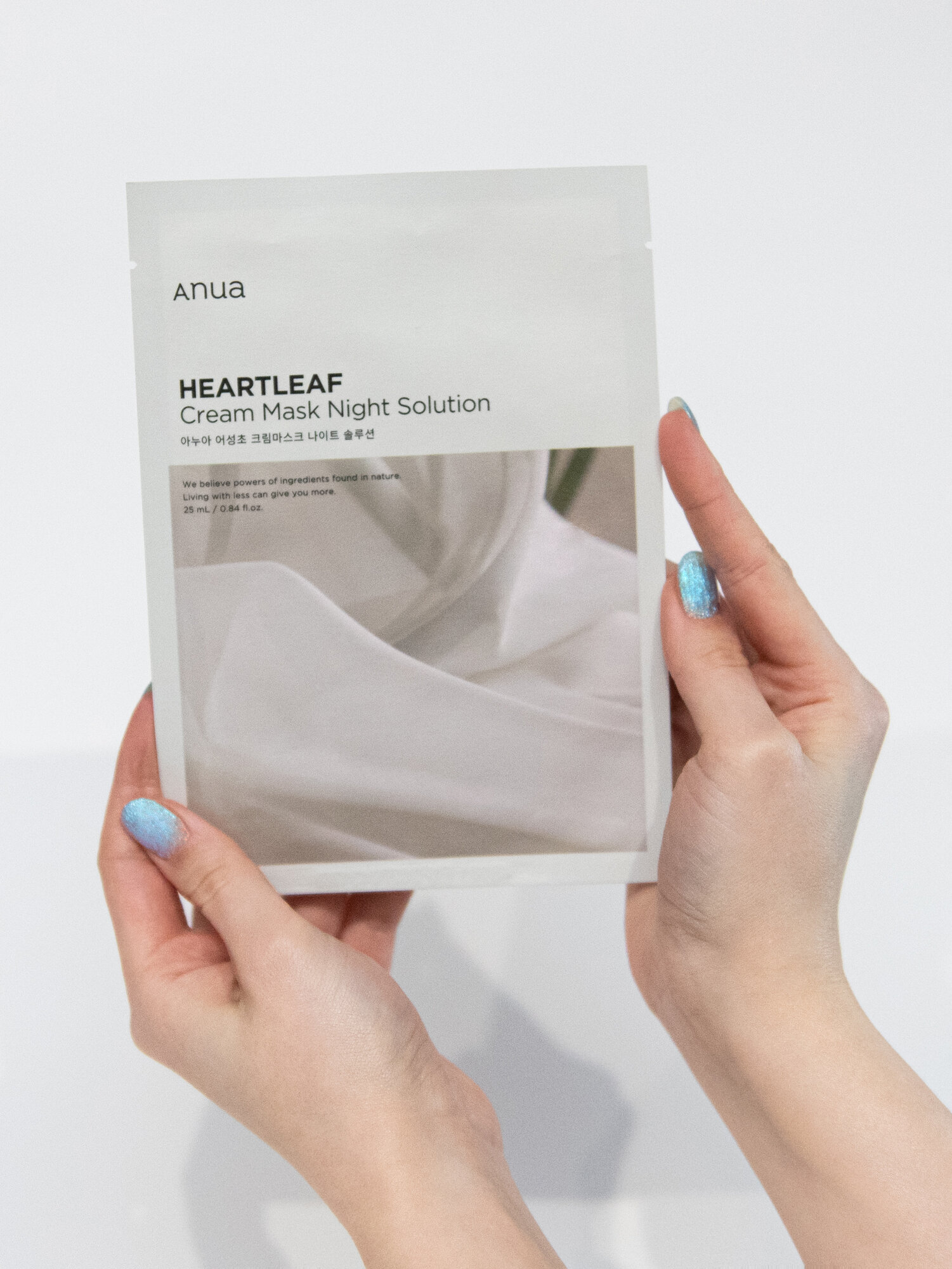 ANUA Тканевая ночная маска с хартлифом для укрепления и восстановления кожи Heartleaf Cream Mask, 25 мл
