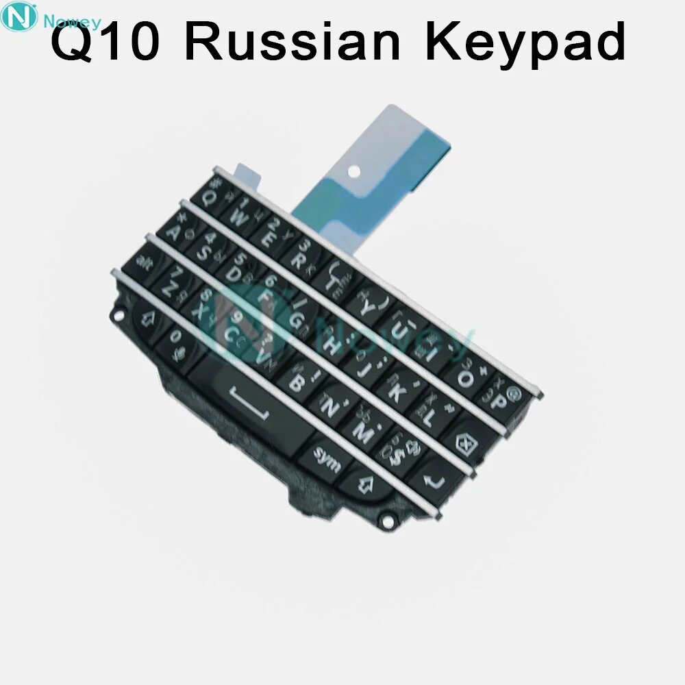 Чехол-клавиатура Nowey Q20 для Blackberry Q10 Q20 9900, английская и Черный, Q10 Russian Keypad