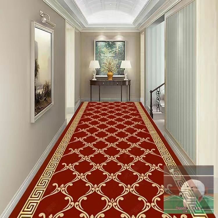 Ковёр европейского стиля 120×300 см. Идеально подходит для укладки в коридорах.