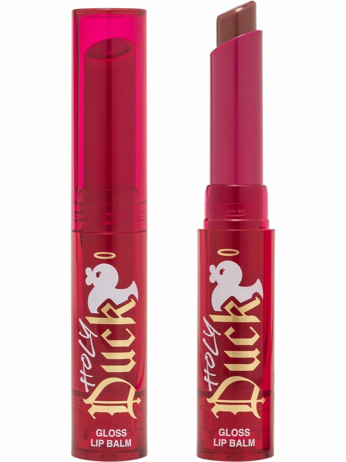 Beauty Bomb Глянцевый бальзам для губ 05 Темно-коричневый Gloss Lip Balm Holy Saint kiss, 2 г