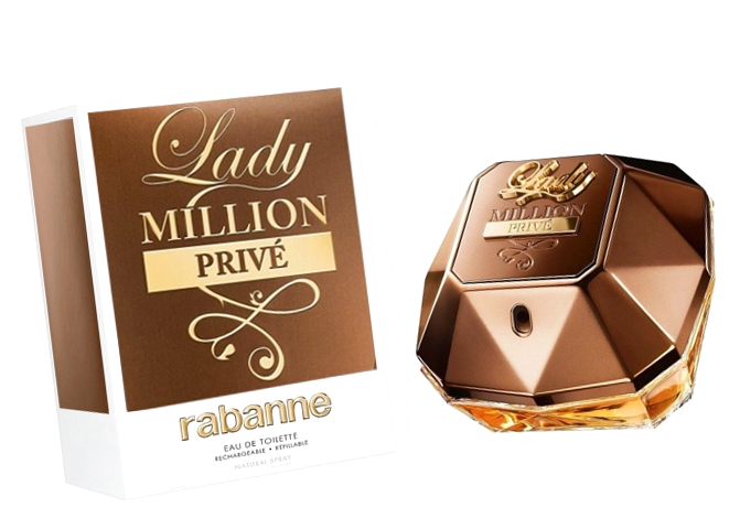 Парфюмерная вода женская Paco Rabanne Lady Million Prive / Леди Миллион Прайв 80 мл