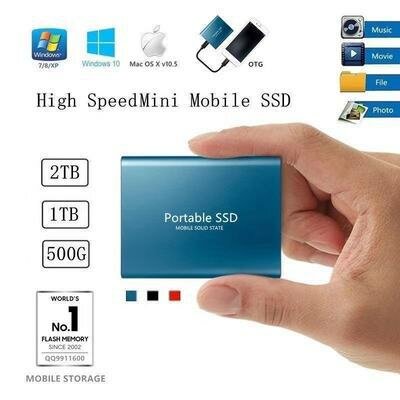 USB Flash Drive 8TB - Серебристый, Оптимальное портативное хранилище для игр и мультимедийных приложений