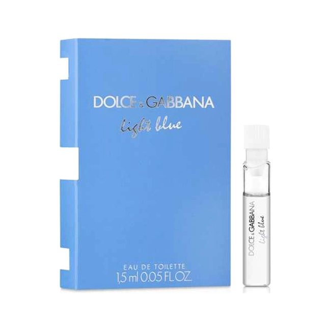 Туалетная вода Дольче Габбана Лайт Блю для женщин 1.5 мл пробник - Dolce & Gabbana Light Blue миниатюра