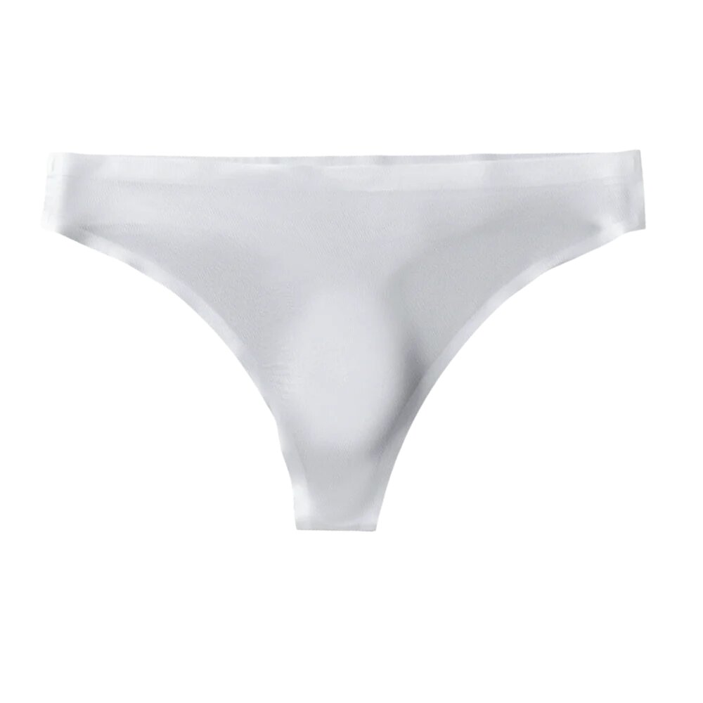 Мужские стринги из нейлона Ice Silk 3D pouch M, Белый, White