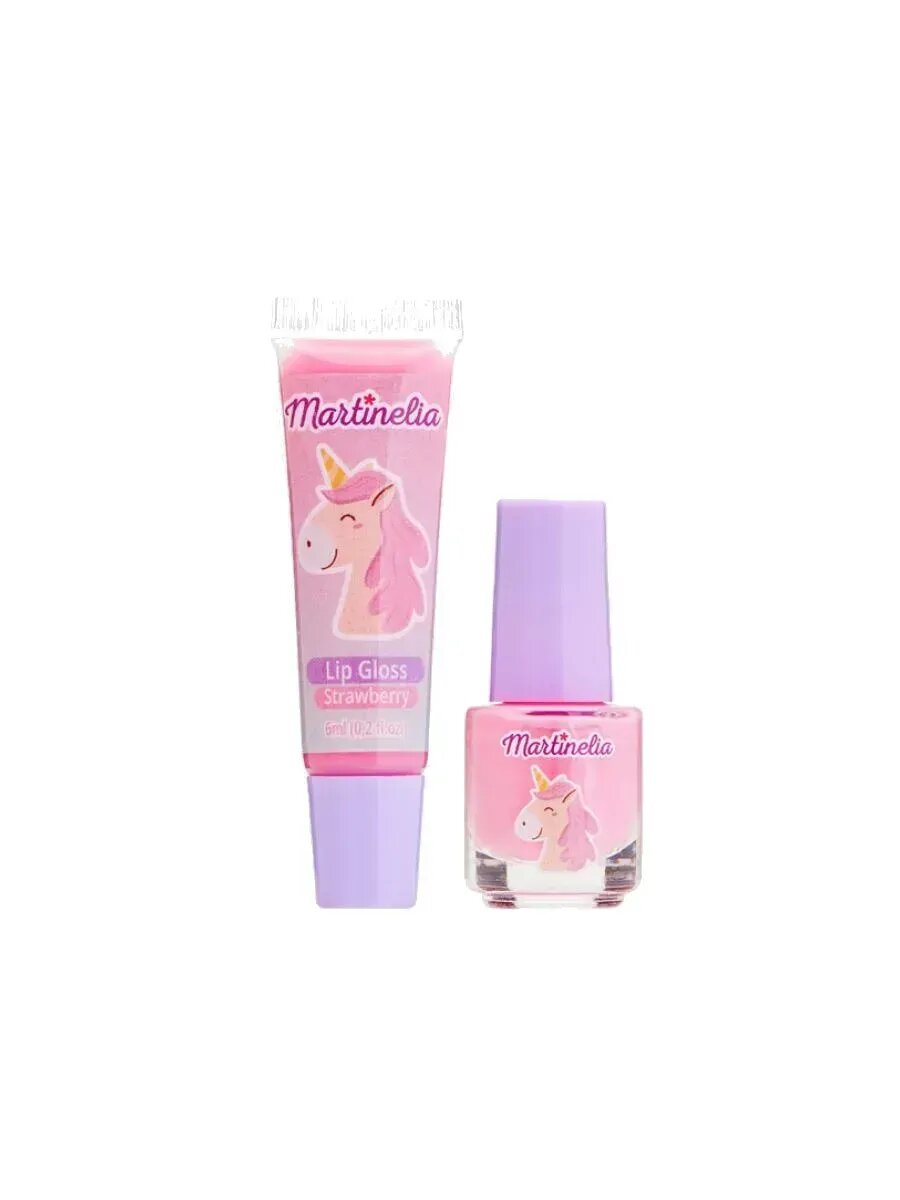 MARTINELIA Little Unicorn Lip Gloss + Nail Polish, Н, 2мл