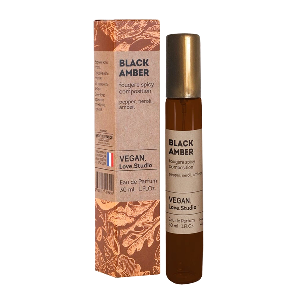 Женская парфюмерная вода Delta Parfum Vegan Love Studio Black Amber 30 мл - Дельта парфюм Эмбер