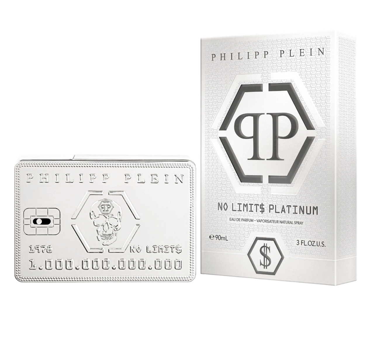 Мужской парфюм Ноу Лимитс Платинум 90 мл / Philipp Plein No Limits Platinum