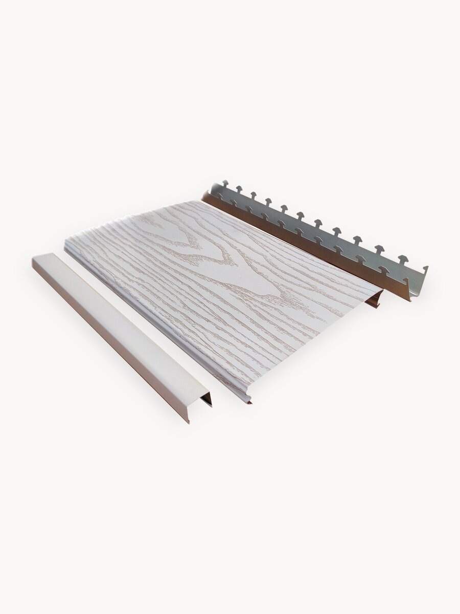 Комплект реечных потолков Mr.Tektum Мульти 150 бесщелевой 2,0м х 1,8м Дуб белый