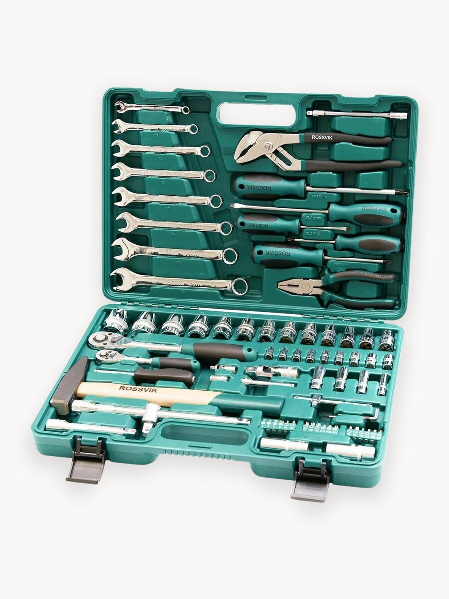 Набор инструментов для автомобиля 77 предметов UST077 (1/4", 1/2" DR)