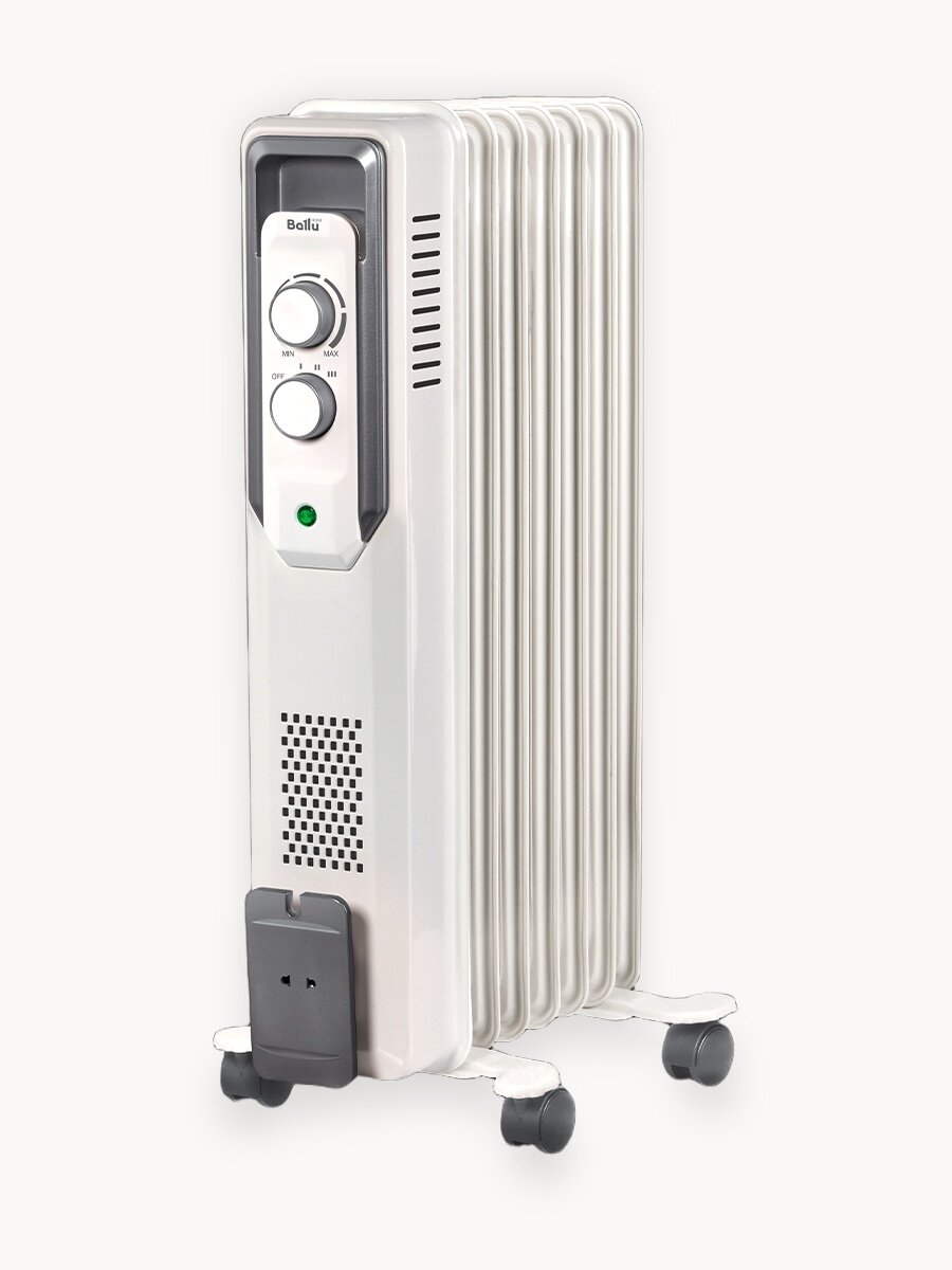 Радиатор отопления масляный Ballu CUBE BOH/CB-07W 1500 (7 секций)