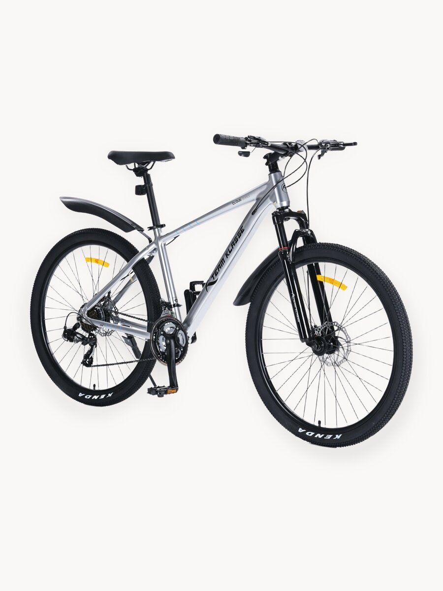 Велосипед Team Klasse MB-4-D городской, 24 скоростей, диаметр колес 27.5", рама 17", светло-серый