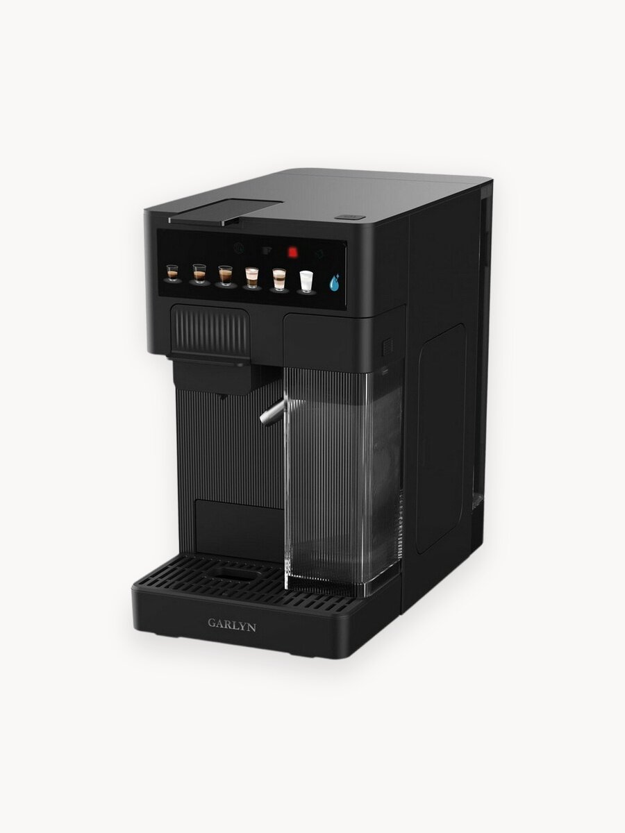 Кофеварка Garlyn Barista Compact, 1350 Вт, давление 20 бар, черный