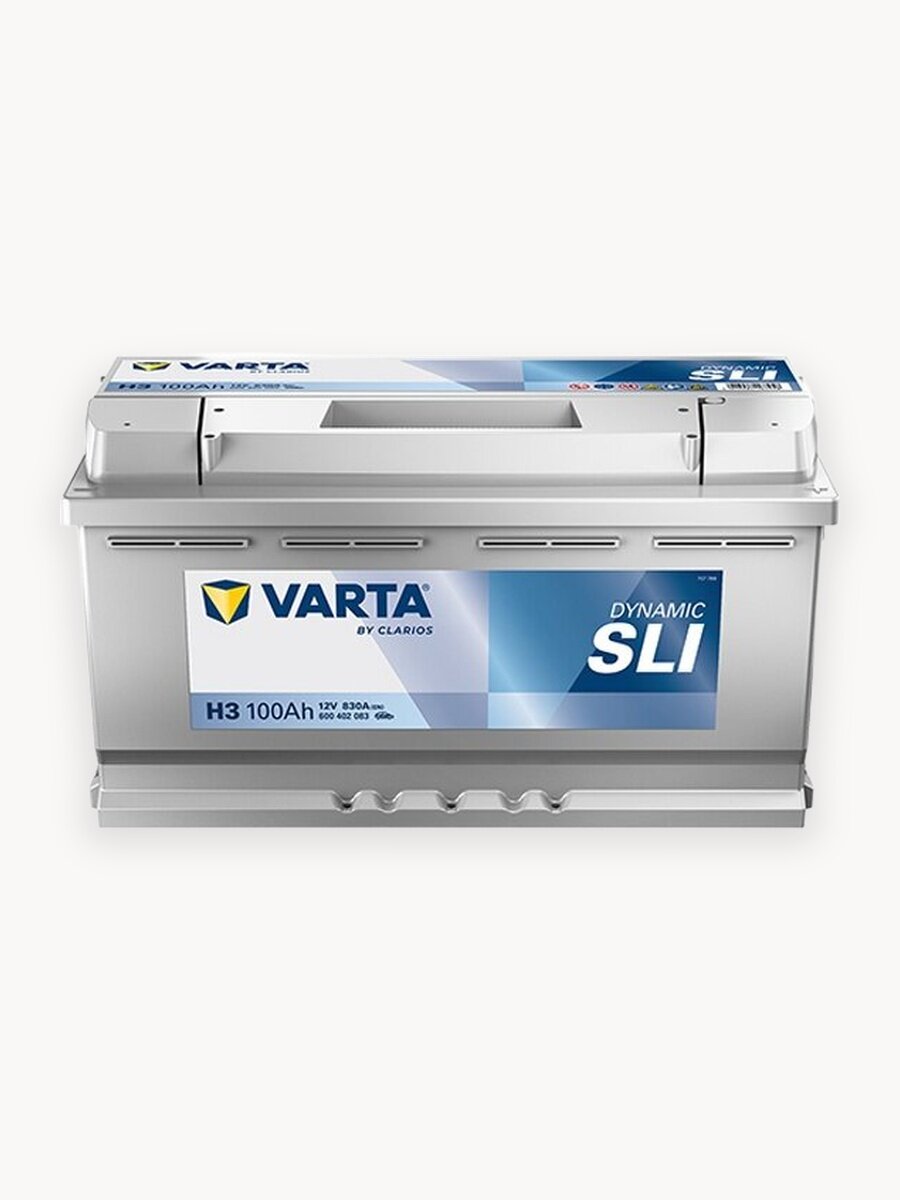 Аккумулятор Varta H3 Silver Dynamic 600 402 083, 353x175x190, обратная полярность, 100 Ач