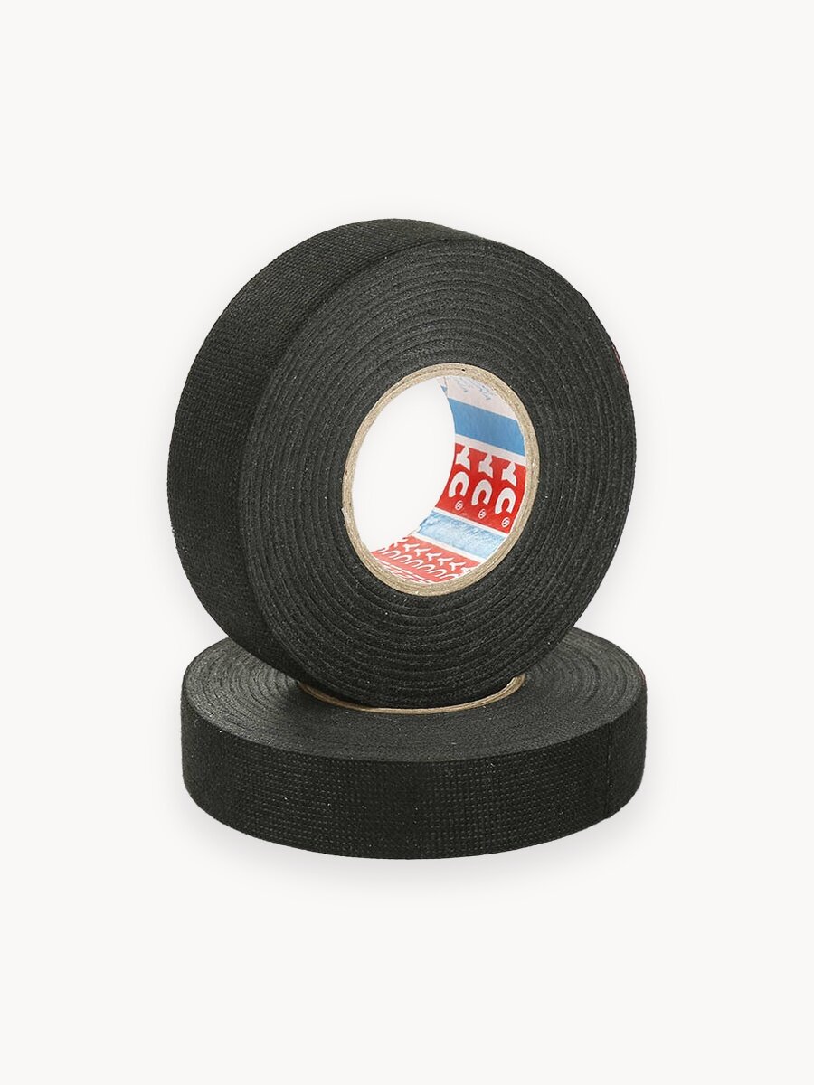 Изолента термостойкая автомобильная для проводов 15 мм х 15 метров, набор из 2 штук