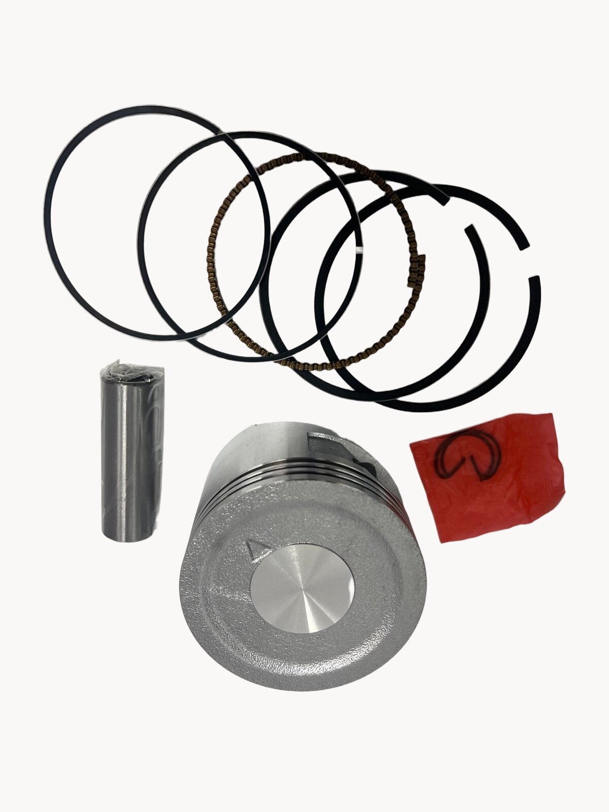 Поршень в сборе D68мм 168F/GX200 6.5л. с. для мотоблоков, культиваторов, мотопомп, виброплит , генераторов , снегоуборщиков и других.