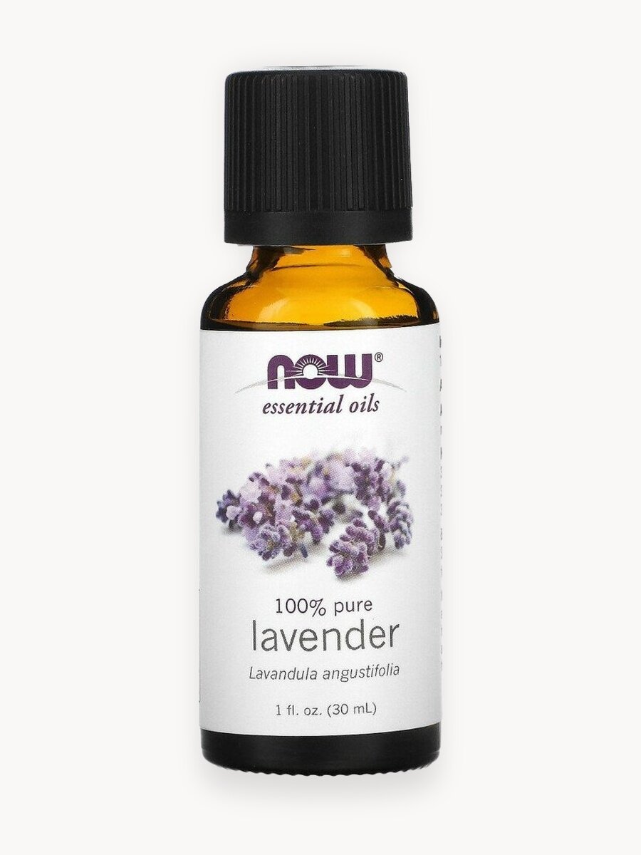 NOW эфирное масло Лаванда, органический продукт Lavandula angustifolia, 30 мл