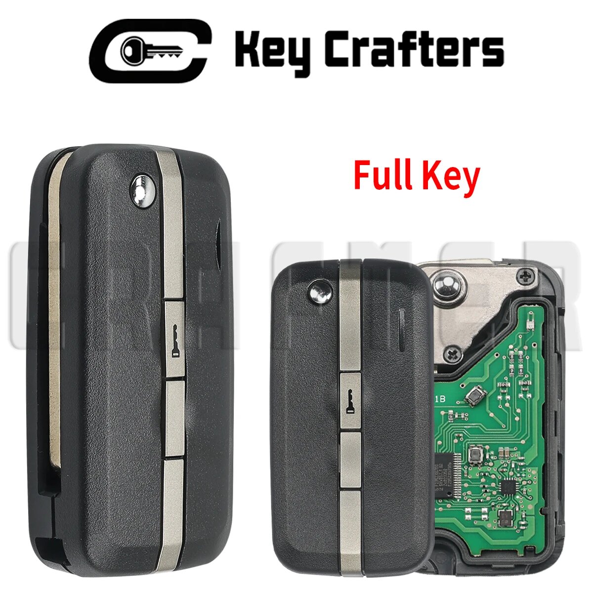 Мотоциклетный ключ-пульт Key Crafters CBR1000-RRR 35121-MKR-335 CHIP 47 433 МГц для мотоциклов Honda CBR1000-RRR 2020+ с лезвием HON77