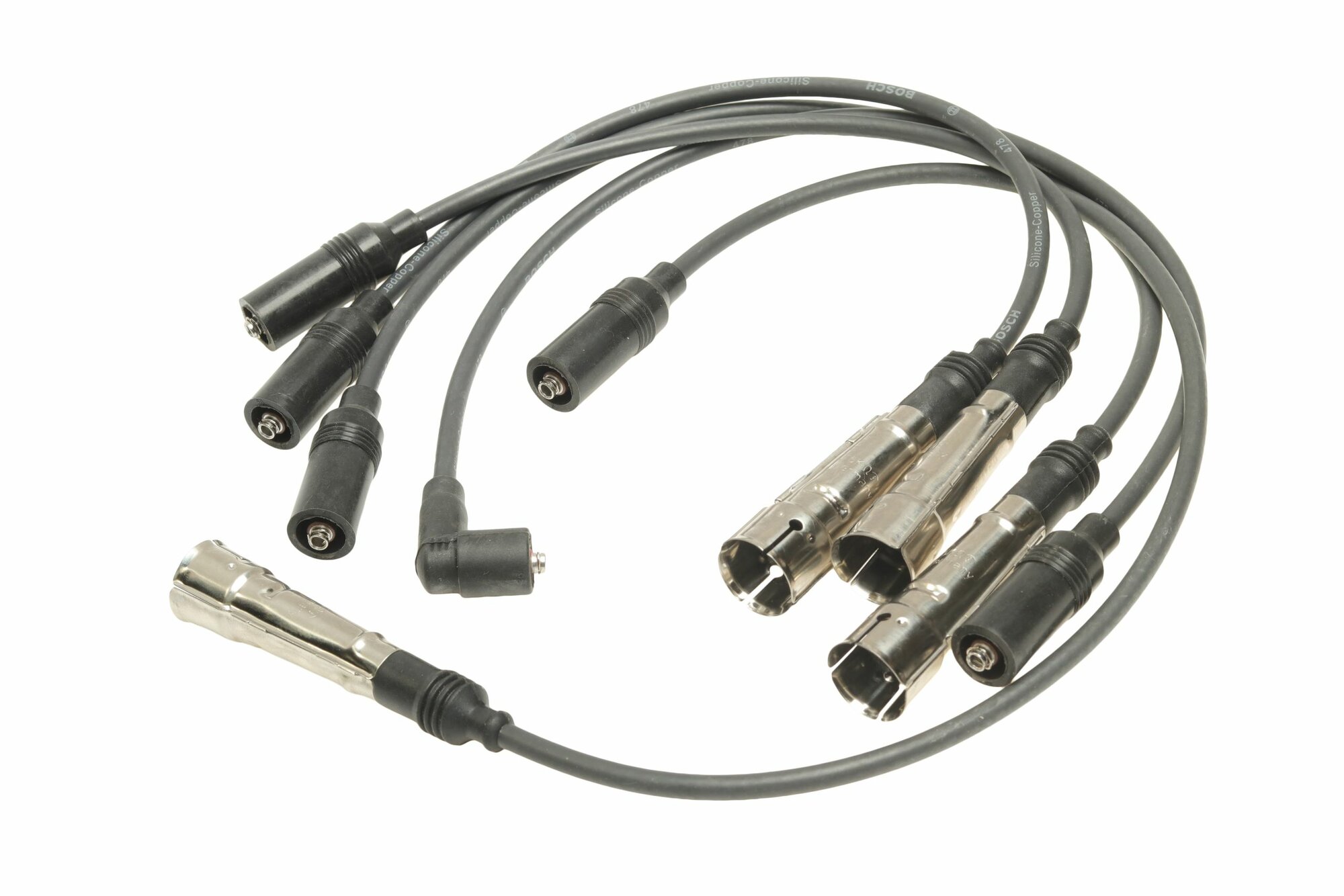 Провод высоковольтный комплект (5шт.) Bosch Арт.0986356339 / VW AUDI