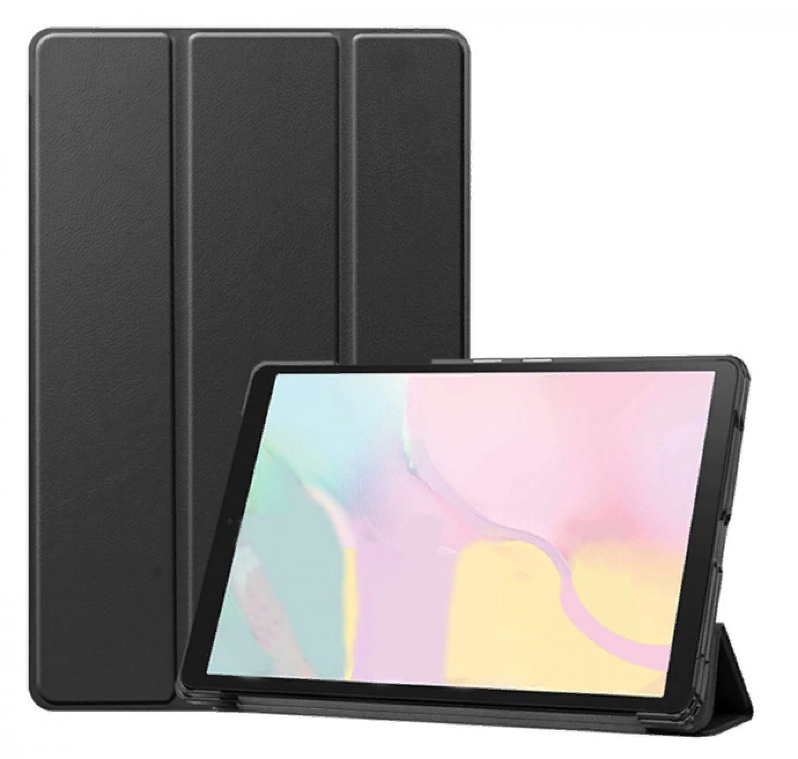 Чехол-обложка MyPads iL Sottile для Apple iPad 7/8/9 10.2 черный с умной автоблокировкой и подставкой
