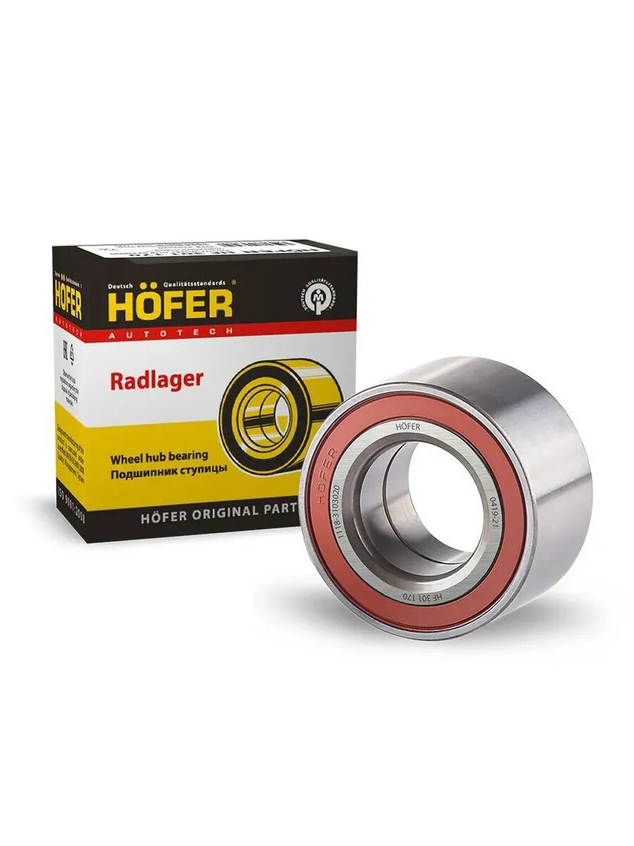 Подшипник ступицы передней ВАЗ 1118, 2170, 2190 HOFER HF301170