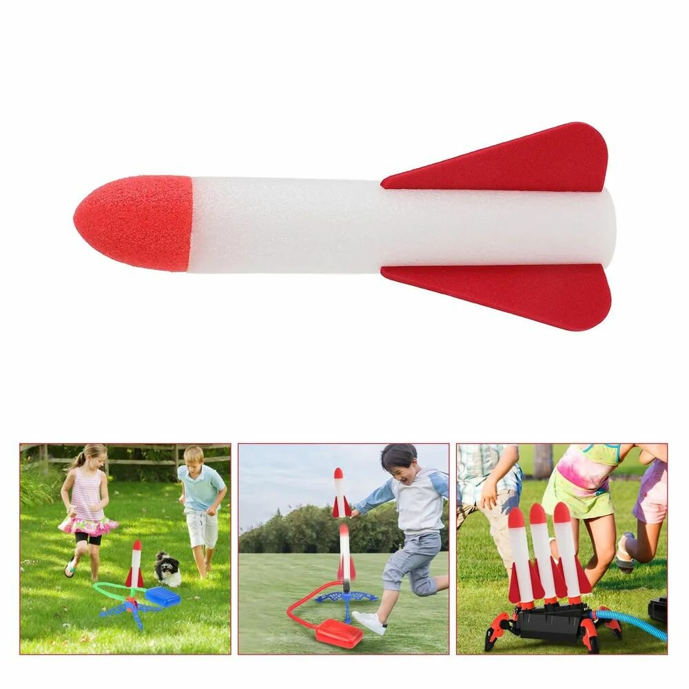 Набор Из 6 Поролоновых Ракет Для Детей, Игры На Открытом Воздухе, Из Мягкой Пены