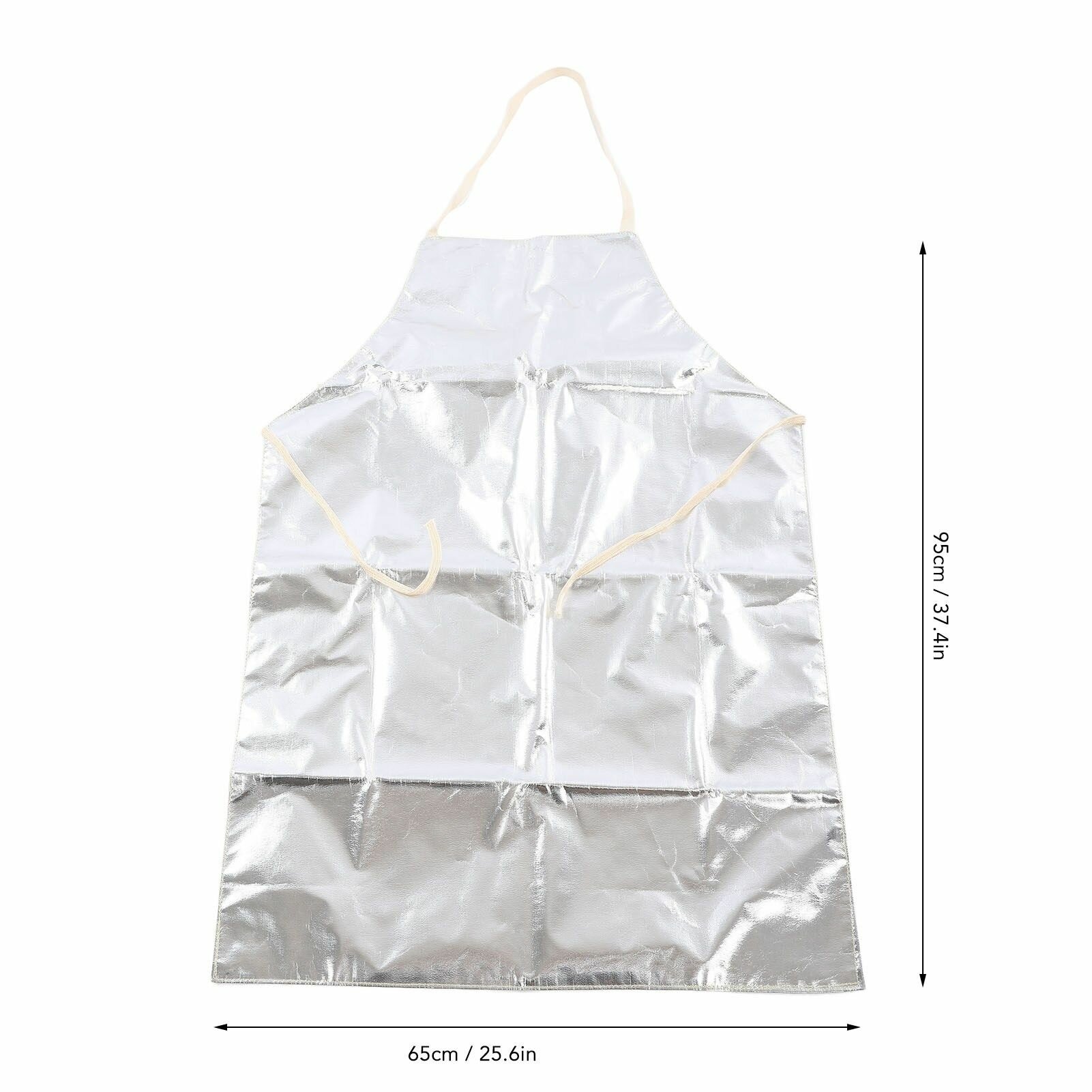 Термостойкий фартук из алюминиевой фольги для работы при температуре до 1000